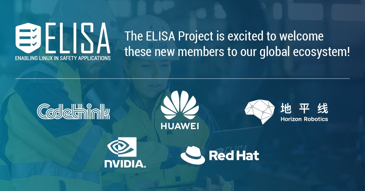 ELISA Project Welcomes Codethink, Horizon Robotics, Huawei Technologies ...