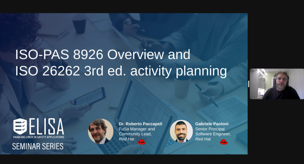 ISO-PAS 8926 Overview and ISO 26262 3rd ed. Activity Planning (Video ...