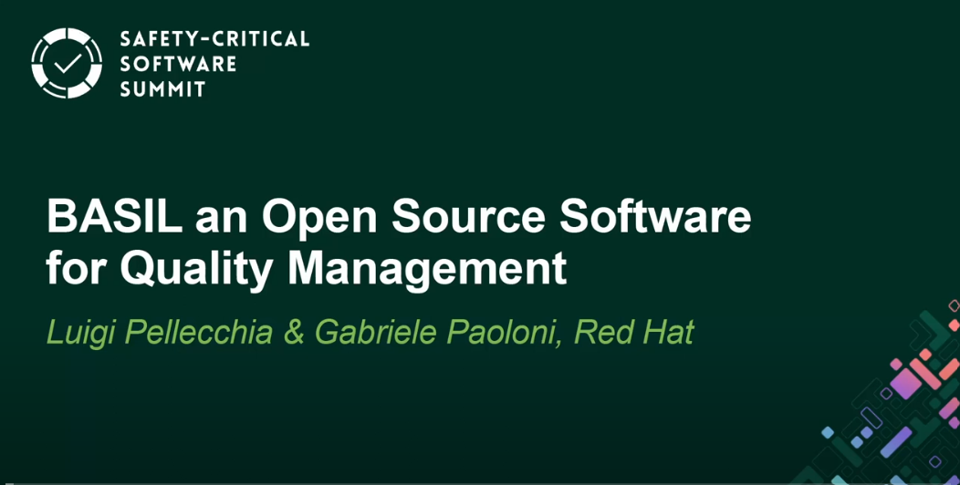 BASIL an Open Source Software for Quality Management – ELISA